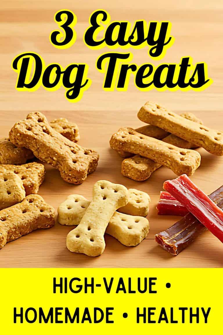 3 Homemade High-Value Dog Treats